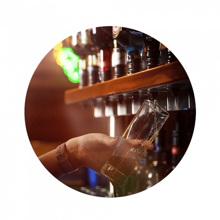 Speed rail for bar gives you a faster service and control of beverage